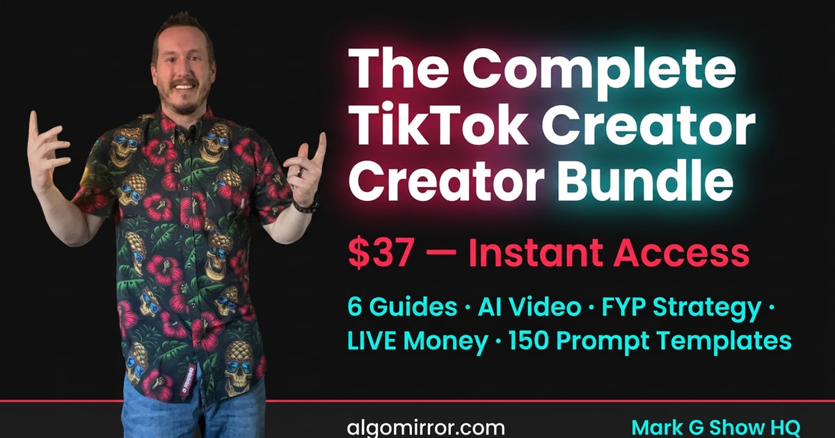 Mark G Show HQ — The Complete TikTok Creator Bundle